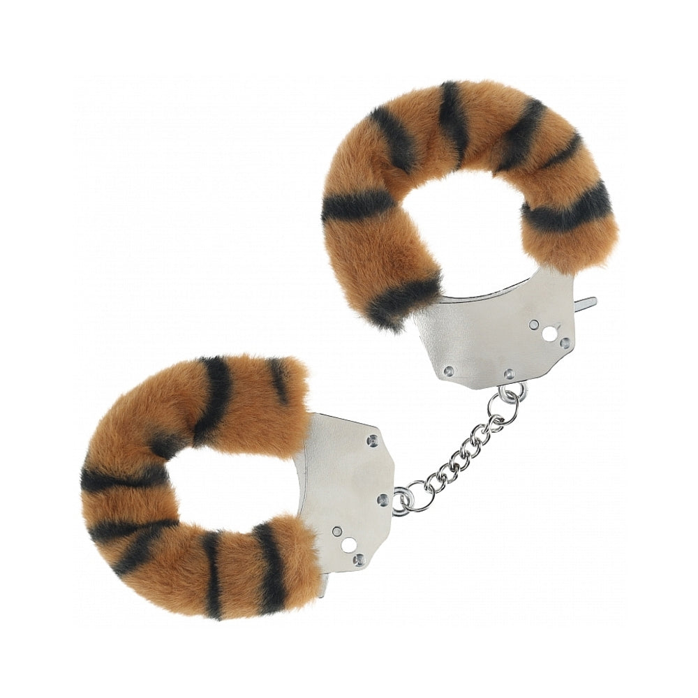 Ouch! Heavy-Duty Fluffy Handcuffs Tiger – Belle Lacet Lingerie