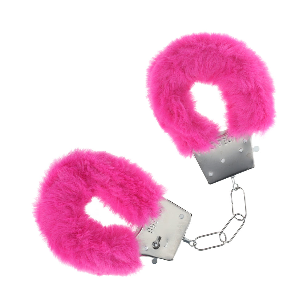 Ouch! Classic Fluffy Handcuffs Pink – Belle Lacet Lingerie